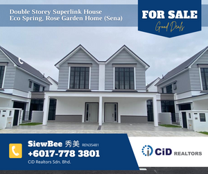 Double Storey Superlink House @ Eco Spring for Sale @RM948,000 By ...