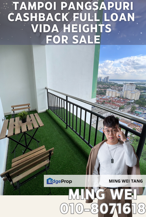Tampoi FullLoan Cashback Apartment Vida Heights for Sale for Sale ...