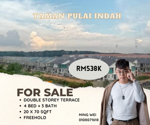 Taman Pulai Indah Double Storey Terrace House for Sale for Sale @RM538 ...