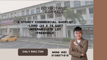 Eco Botanic 3 Storey Commercial Shoplot for Sale for Sale @RM3,750,000 ...