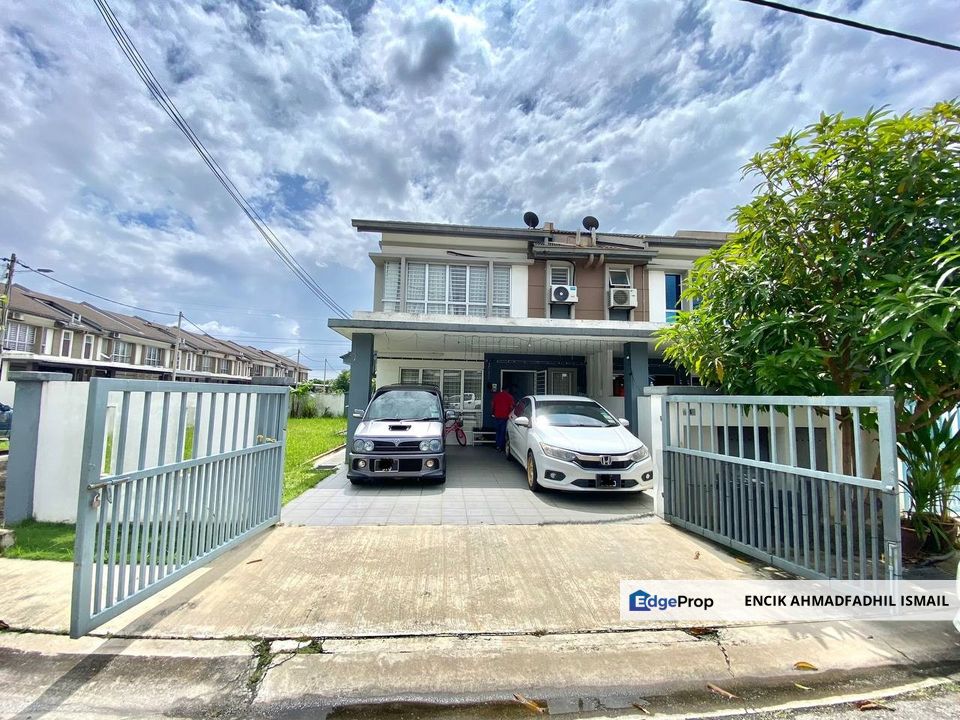 CORNER LOT | Double Storey Terrace Taman Adenium , Bukit Beruntung for ...