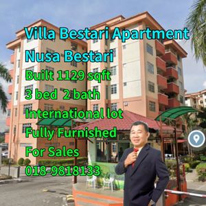Villa Bestari Apartment 3 bedroom for Sales for Sale @RM369,000 By JONY ...