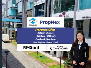 Permas City Three Storey Shoplot with Rental Income for Sale @RM2,000 ...