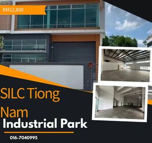 SILC Tiong Nam Semi Detached Medium Industrial Factory for Rental @RM12 ...