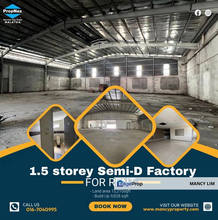 Kawasan Perindustrian Taman Johor Near Tampoi Semi Detached Light ...