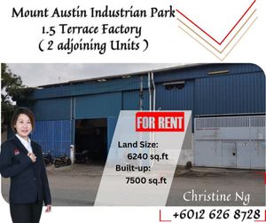 Mount Austin Industrial Park 1.5sty Terrace Factory 2 adjoining Units ...