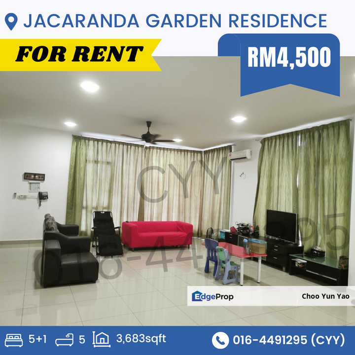 Jacaranda Garden Residence 2.5 Storey Semi-D Cyberjaya For Rent for ...