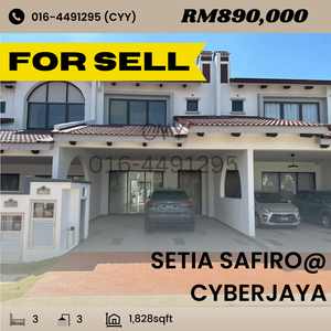 Setia Safiro 2 Storey Cyberjaya, FOR SALE for Sale @RM890,000 By Choo ...