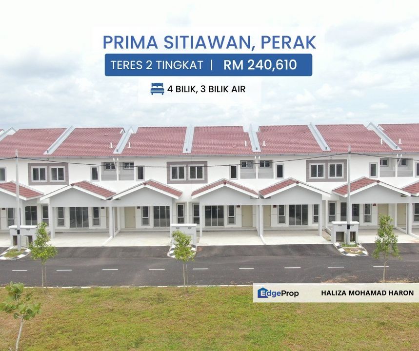 Rumah Siap Mampu Milik Teres 2 Tingkat Bawah RM250k di BBSAP, Sitiawan ...