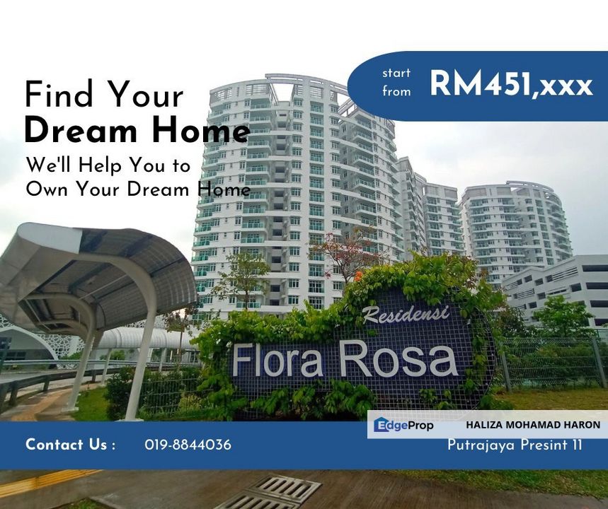 Modern Minimalist 1,184 sqft Flora Rosa Presint 11 Putrajaya for Sale @RM416,036 By HALIZA ...