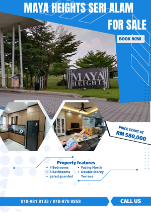 Maya Heights Bandar Baru Seri Alam for Sale @RM580,000 By ARNCH FOO ...