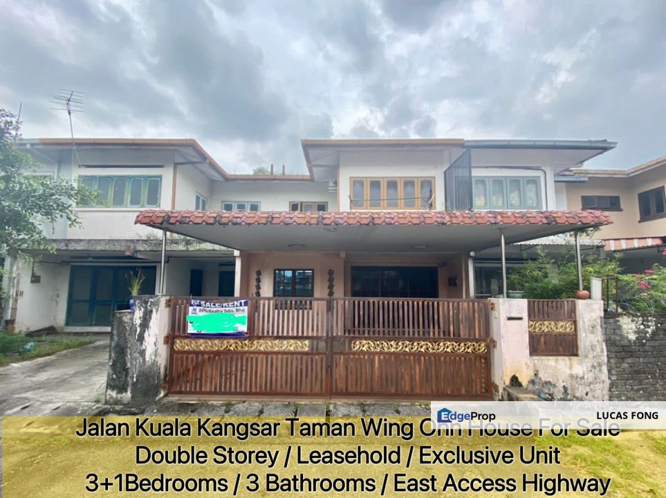 Taman Wong Onn Double Storey House For Sale for Sale @RM298,000 By ...