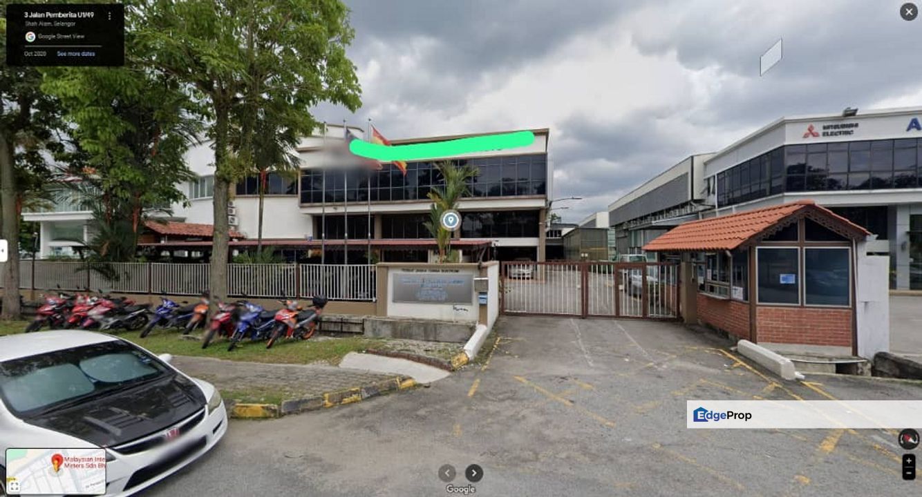 FREEHOLD 2 Storey Detached Factory Warehouse Jalan Pemberita Seksyen U1 ...