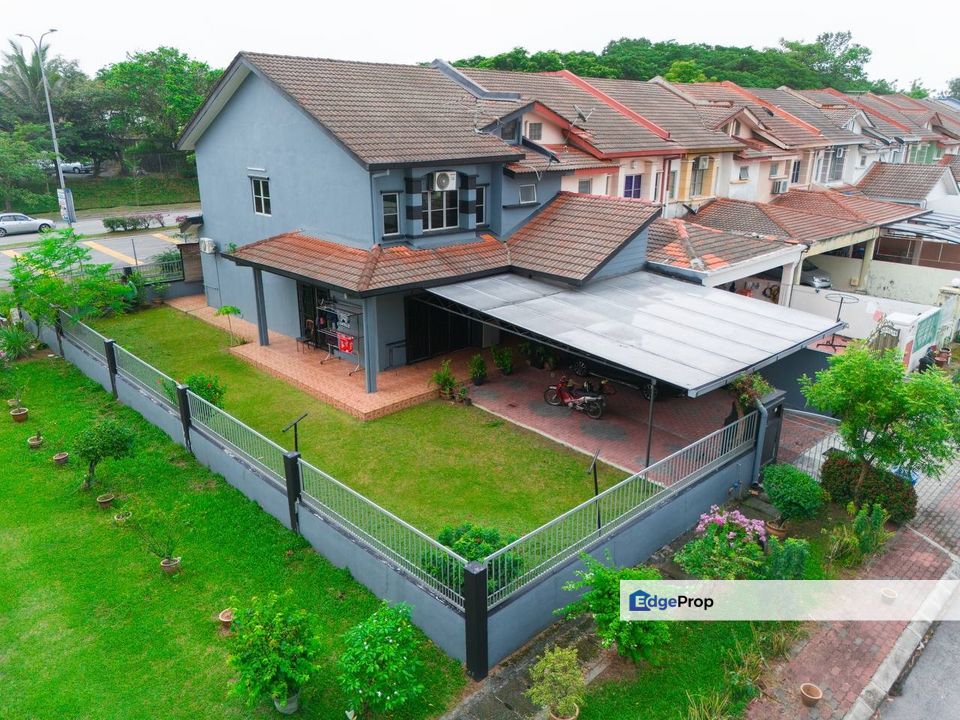 CORNER LOT Double Storey Terrace House Jalan Sungai Sg Burung Bukit ...