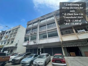 2 ADJOINING 4 STOREY FACTORY @ CHAN SOW LIN, SUNGAI BESI FOR SALE for ...