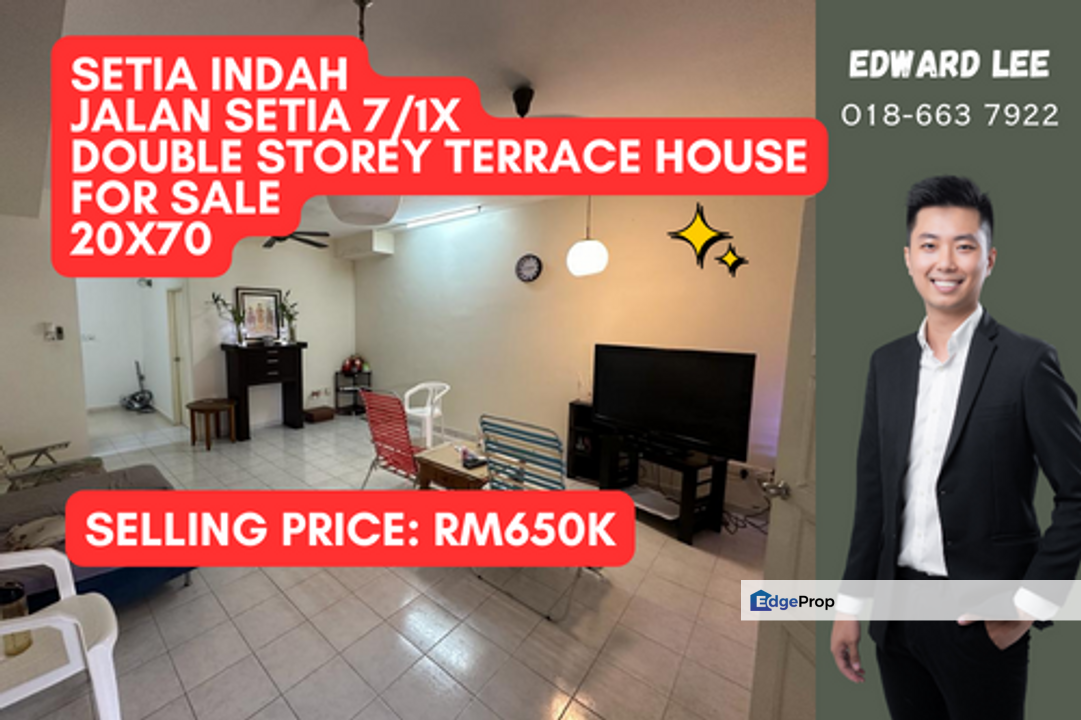 Taman Setia Indah, Jalan Setia 7/1x 2 Storey Terrace House For Sale for ...