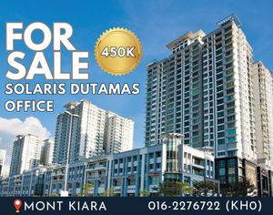 Solaris Dutamas for Sale @RM450,000 By KHO CHNG GUAN | EdgeProp.my