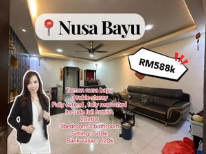 Taman Nusa Bayu Double Storey For Sale for Sale @RM588,000 By VELVET LAU | EdgeProp.my