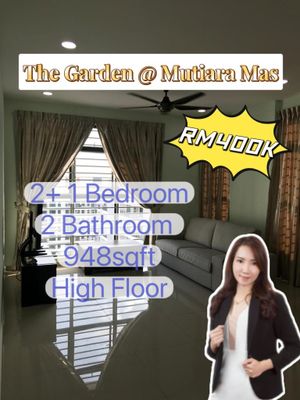 The Garden Residence @ Taman Mutiara Mas Skudai 3 Bedrooms For Sale for ...