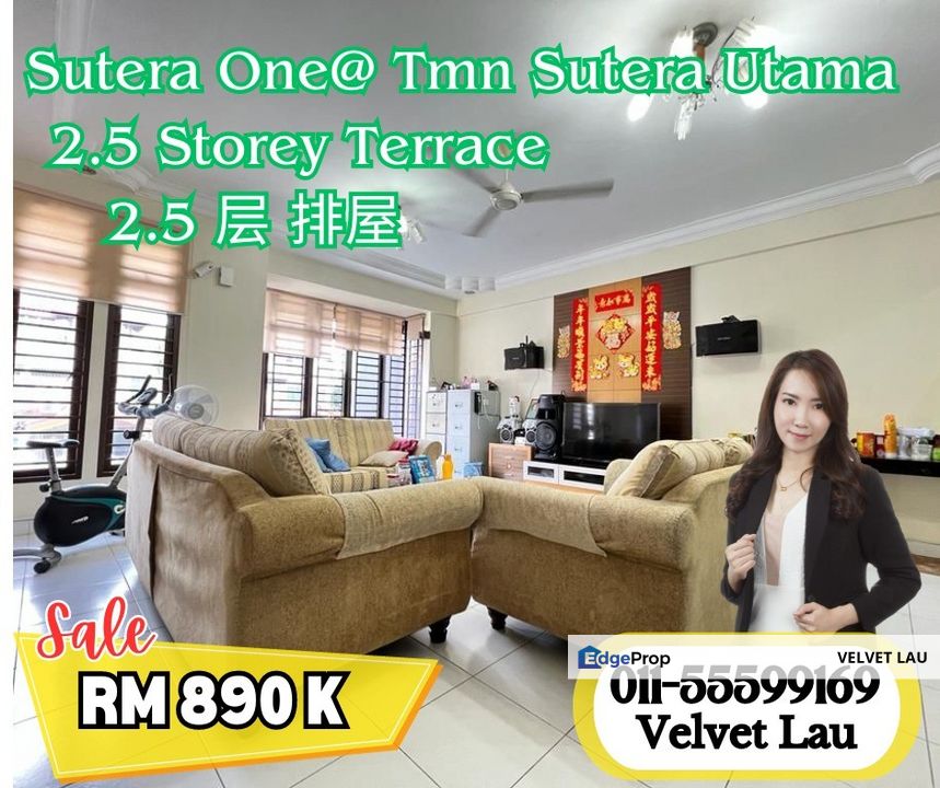 Sutera Pulai @ Sutera Utama 2.5 Storey Terrace House For Sale for Sale ...