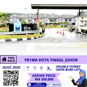 (NON BUMI) RESIDENSI PR1MA KOTA TINGGI, JOHOR for Sale @RM350,000 By ...