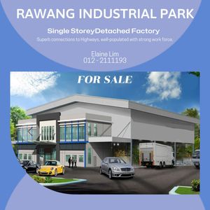 Rawang Single Storey Detached Factory with 2 storey Office for Sale ...