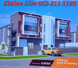 Puncak Alam, Alam Perdana Central Hub, Semi-D Factory FOR SALE. Main ...