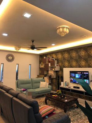 Freehold double storey landed renovated and guarded at mutiara rini ...