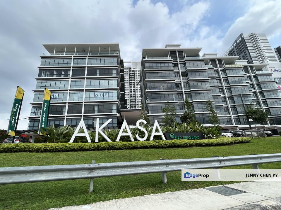 Modern and Elegant 8 Storey Shop/Office @ Akasa Business Park for sale ...