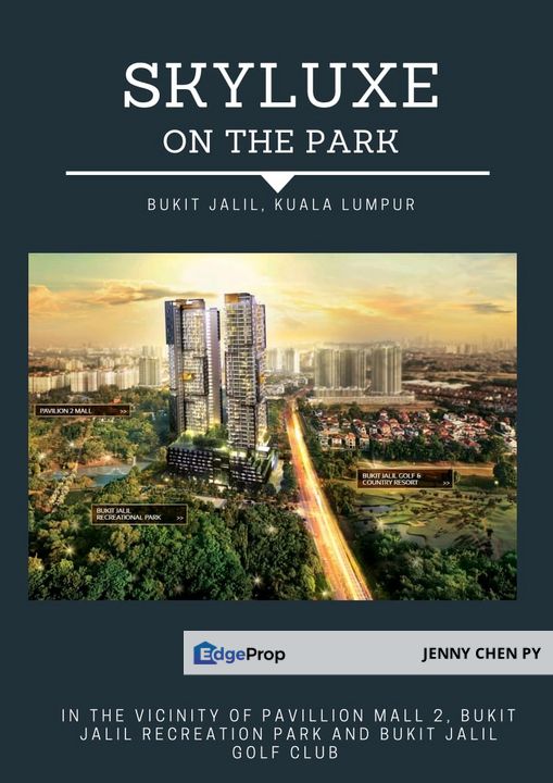 Skyluxe On The Park Bukit Jalil for sale for Sale @RM860,000 By JENNY CHEN PY | EdgeProp.my