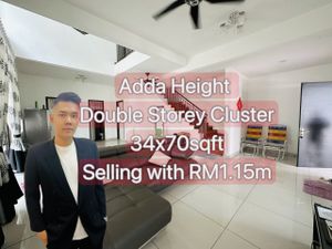 Adda Height Double Storey Cluster for Sale @RM1,150,000 By DARREN SIU ...