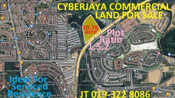 Cyberjaya Commercial Land 10.76 Acre For Sale - For Serviced Residence ...