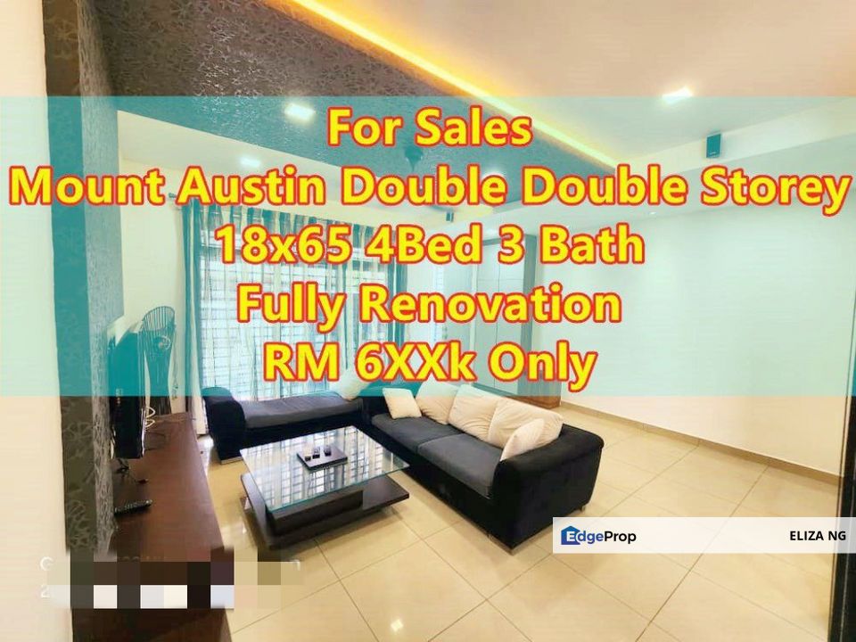 Taman Mount Austin Boulevard fully Renovated Double Storey End lot for ...