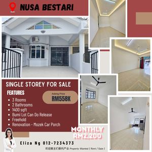 Skudai Taman Nusa Bestari 2 Renovated Single Storey for Sale for Sale ...