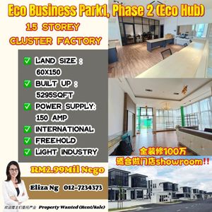Kempas Eco Business Park 1 phase 2 Eco hub Fully Renovated Factory for ...