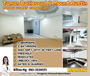 Mount Austin Boulevard Renovated Renovated Unblock View Double Storey ...