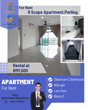 8scape Residences at JB for RENT for Rental @RM1,500 By TONY SIOK ...