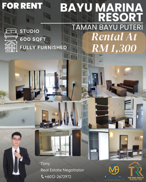 Bayu Marina Resort Studio Fully Furnished Unit at Taman Bayu Puteri,JB ...