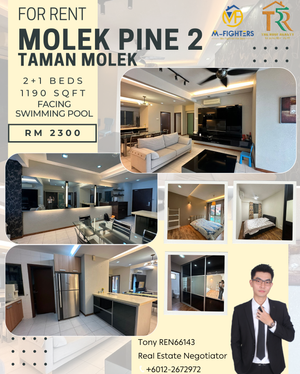 Molek Pine 2 Fully Renovated&Furnished 2Beds At Taman Molek for RENT ...