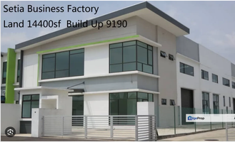 Setia Business Park 1 80'x180' Semi-Detached Factory Nusajaya Iskandar ...