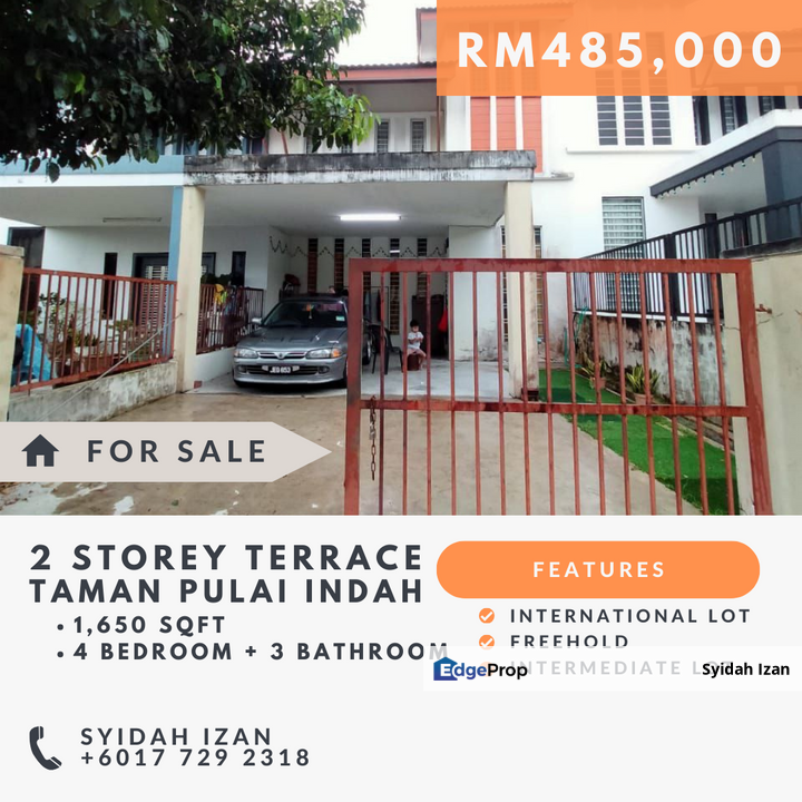 2 STOREY, JALAN PULAI INDAH 5/X, TAMAN PULAI INDAH for Sale @RM485,000 ...