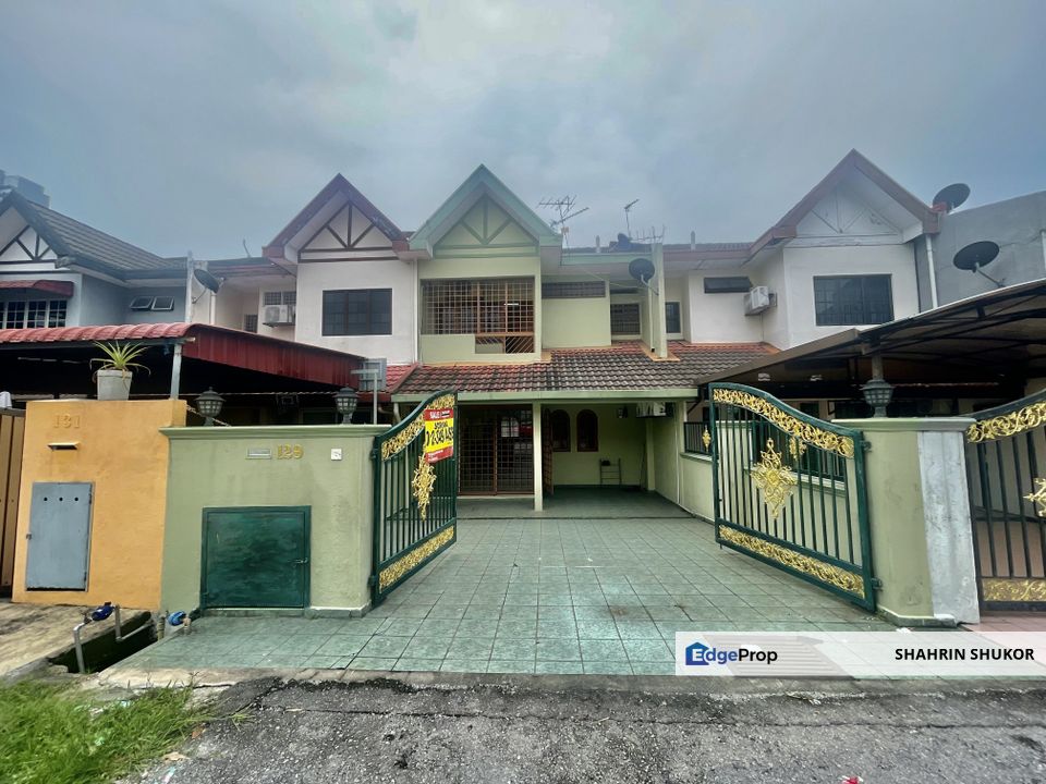 (Flexi Book+EXTENDED+FACING OPEN)Double Storey Terrace House Taman ...