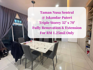 Taman Nusa Sentral, Iskandar Puteri (Nusajaya), Johor | Triple Storey ...