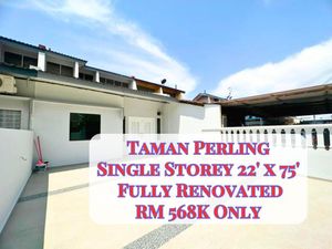 Taman Perling, Johor Bahru, Johor | Single Storey 3R2B Fully Renovated ...