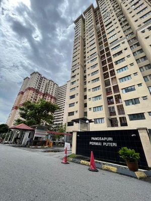 Pangsapuri Permai Puteri Ampang Medium Floor Near LRT Ampang for Sale ...