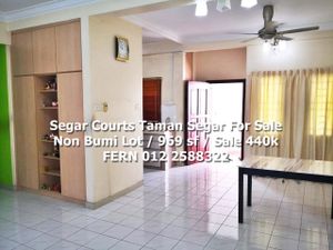 Segar Courts Cheras Near MRT Leisure Mall For Sale for Sale @RM439,999 ...