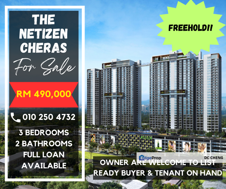 New House!! The Netizen Condo @ Cheras For Sale, 50m Link Bridge to MRT ...