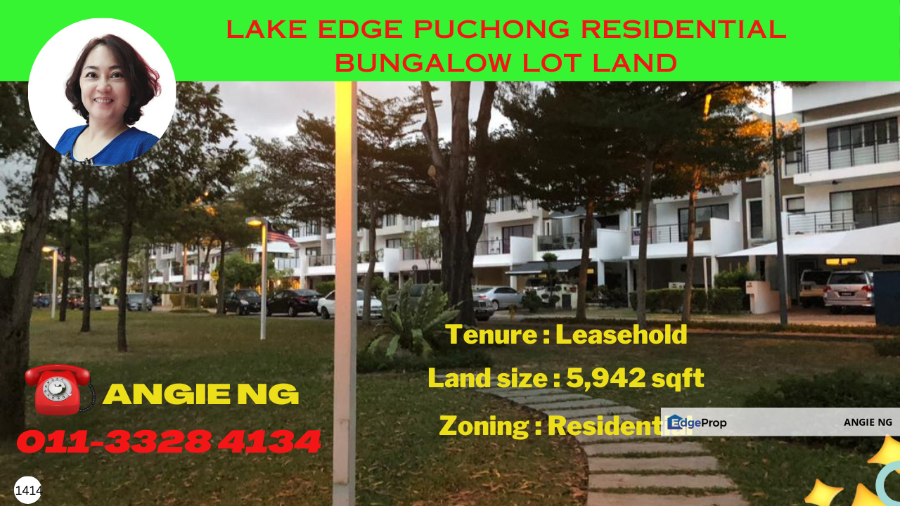 Lake Edge Puchong Residential Bungalow Lot Land @ Jalan Puchong Puchong ...