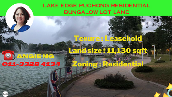 Lake Edge Puchong Residential Bungalow Lot Land @ Bandar Bukit Puchong ...