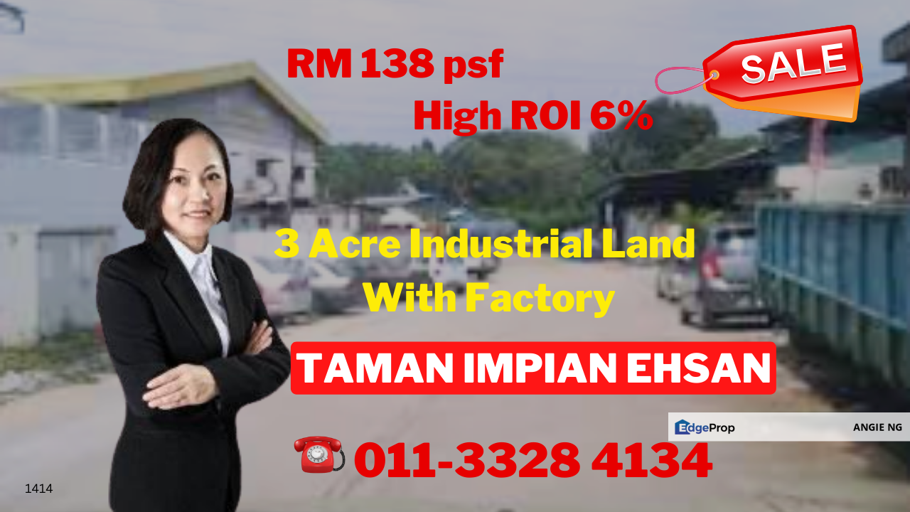 Taman Impian Ehsan Balakong Selangor @ Industrial Land With Factory For Sale for Sale @RM18,000 ...